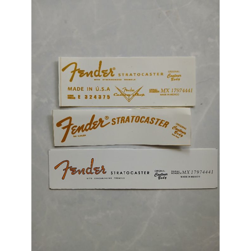 Stratocaster fender decal | Shopee Malaysia