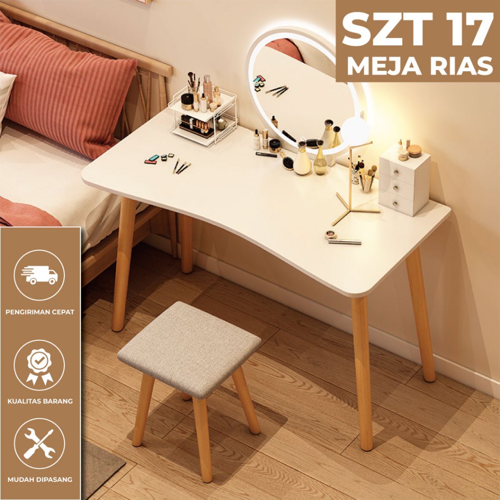 Nordic Dressing Table Bedroom Dressing Table Small Simple Dressing ...