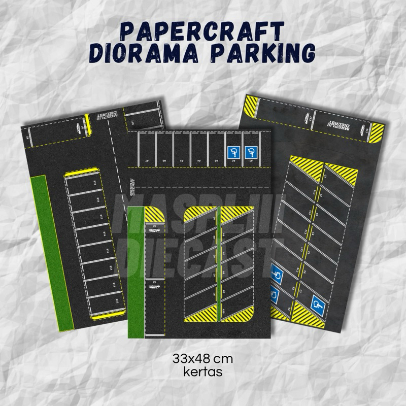 Hot Wheels Parking Diorama Diecast 1:64 Papercraft paper | Shopee Malaysia