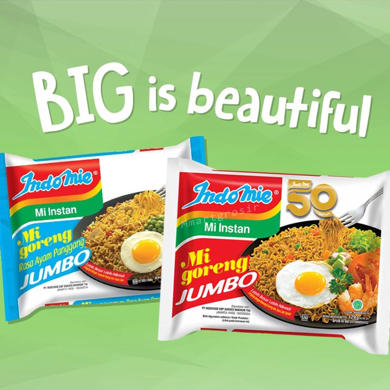Indomie Fried JUMBO Noodles 128 GR | Shopee Malaysia