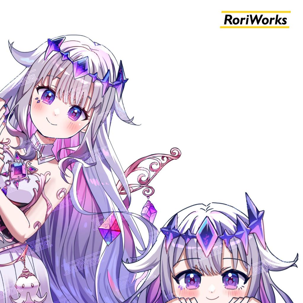 Peek Anime Stickers - Koseki Bijou | Hololive | Shopee Malaysia