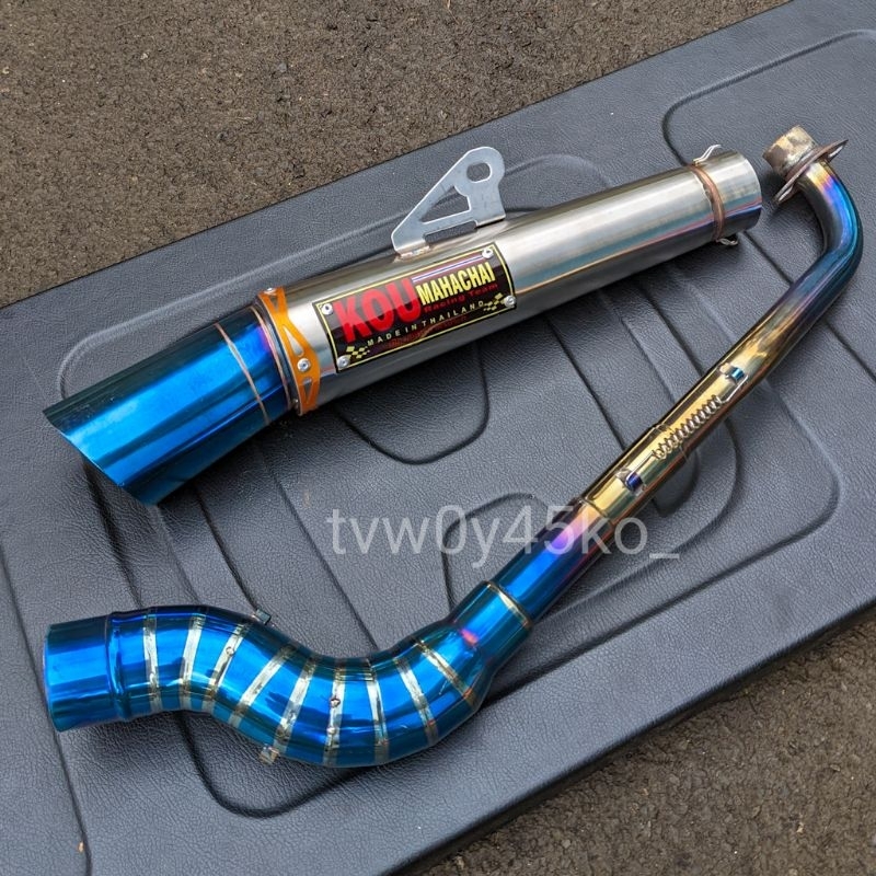Open Spec pipe exhaust KOU Mahchai 51mm for Wave 100 110 125 Xrm 100 ...