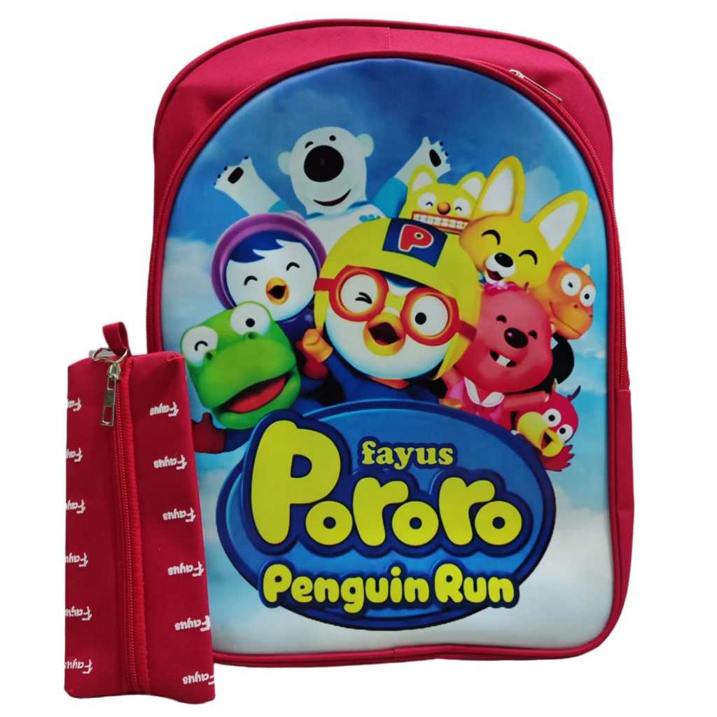 Backpack For Kindergarten Elementary School Children Cartoon Motif ...