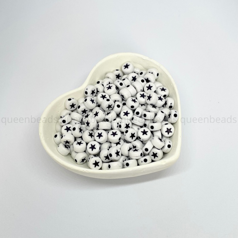 PUTIH 15gr White Star Mote Bead 6mm | Shopee Malaysia
