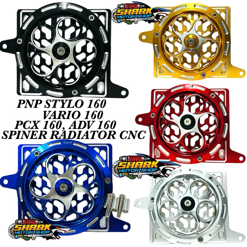 Cyber cover Spiner radiator CNC PNP STYLO 160, VARIO 160, PCX 160,ADV ...