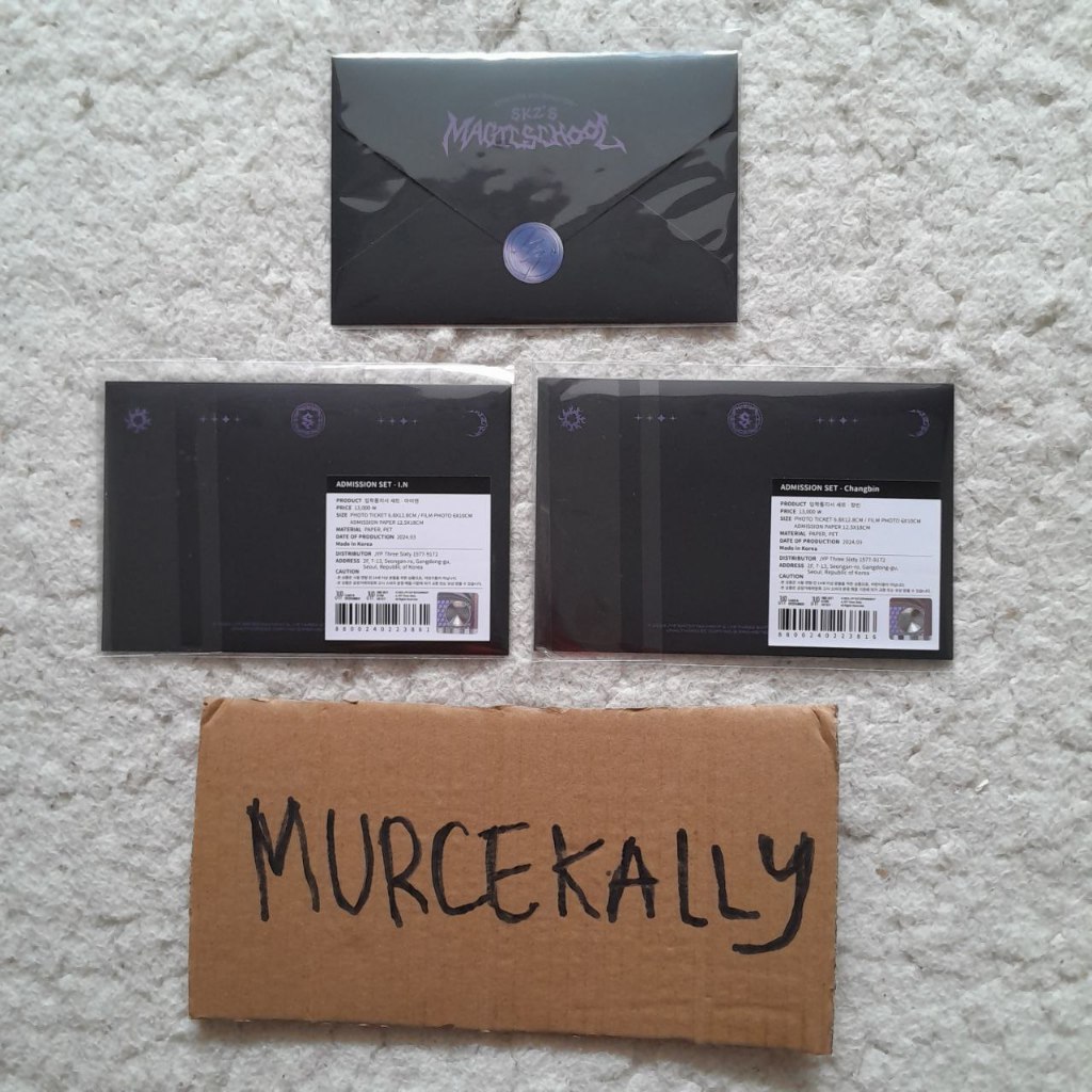 [READY] Adminission SET STRAY KIDS MAGIC SCHOOL MERCH BANGCHAN LEE KNOW ...