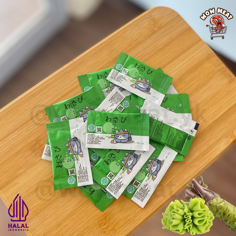 Wasabi Paste Sachet | Wasabi Paste Halal 2.5 gr | Shopee Malaysia