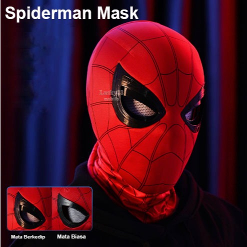 MATA Spiderman Miles Mask Manual Electric Mask With Moving Eyes ...
