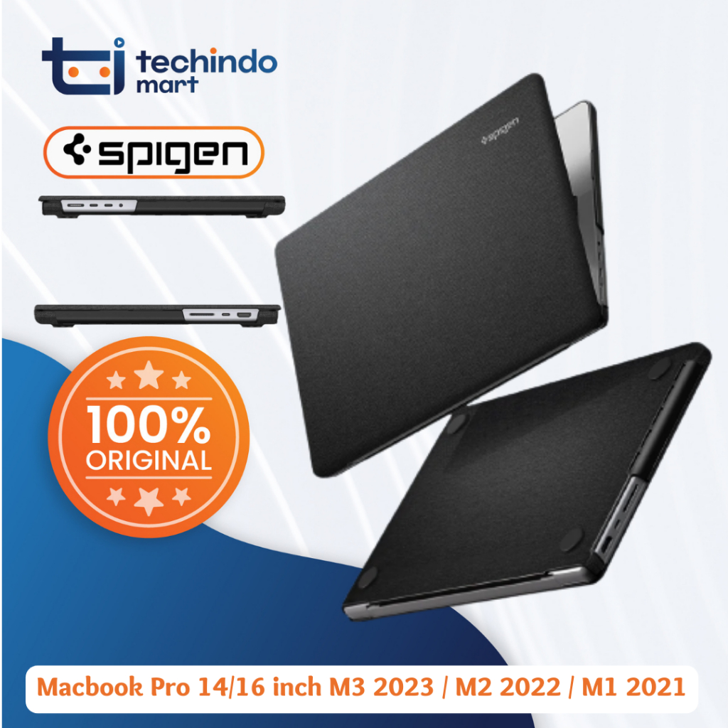 Case Macbook Pro 14 16 inch M3 2023 M2 2022 M1 2021 Spigen Urban Fit ...