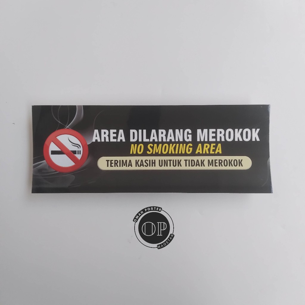 No Smoking Area Sticker - No Smoking Area - Thank You No Smoking ...