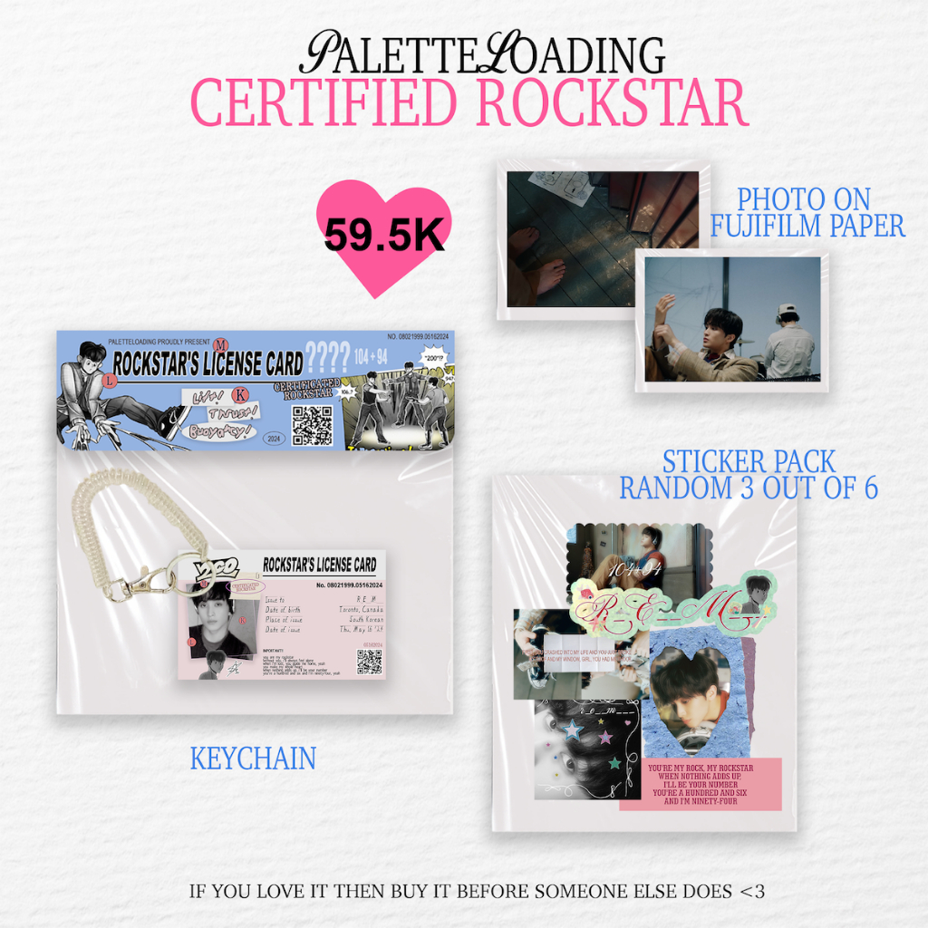 Certified Rockstar Mark Lee (200 ver.) by Paletteloading | Keychain ...