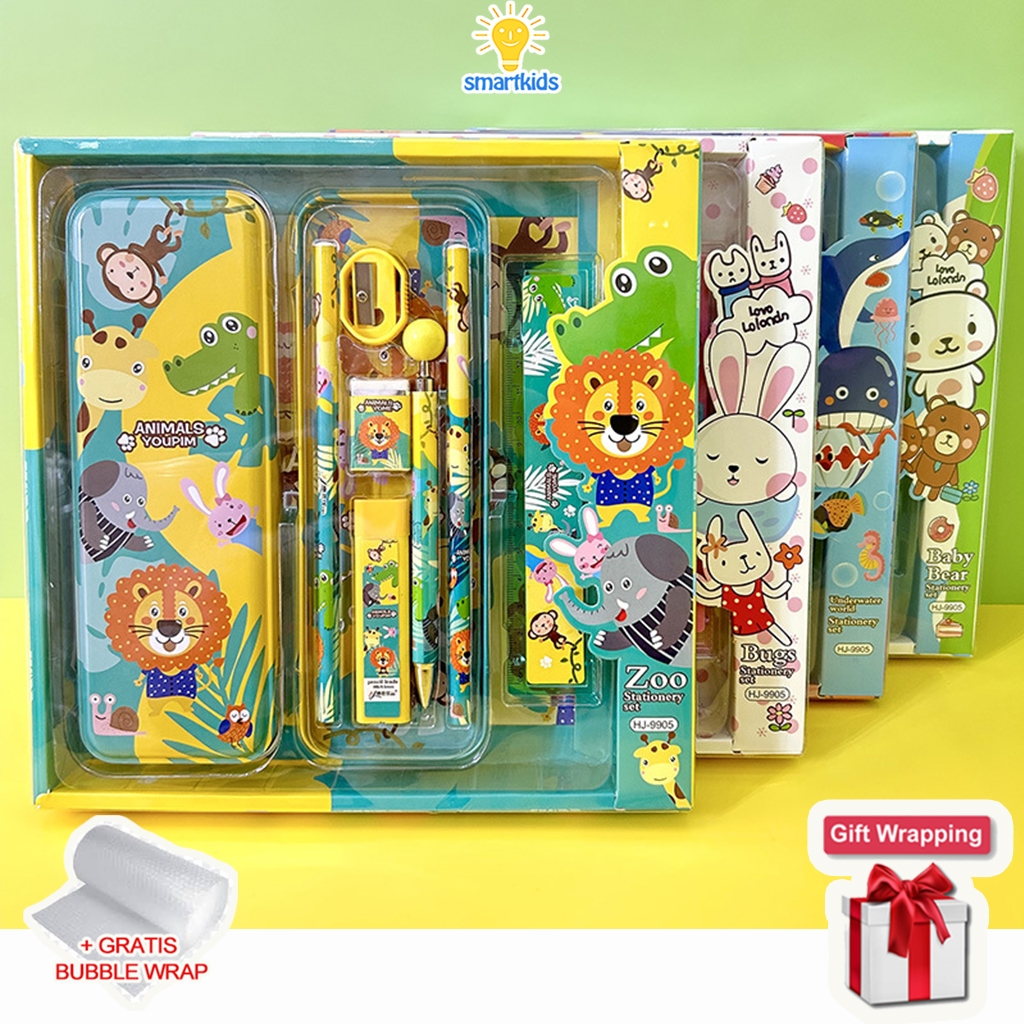 Stationery Set complete 7 in 1 package / complete Stationery complete ...