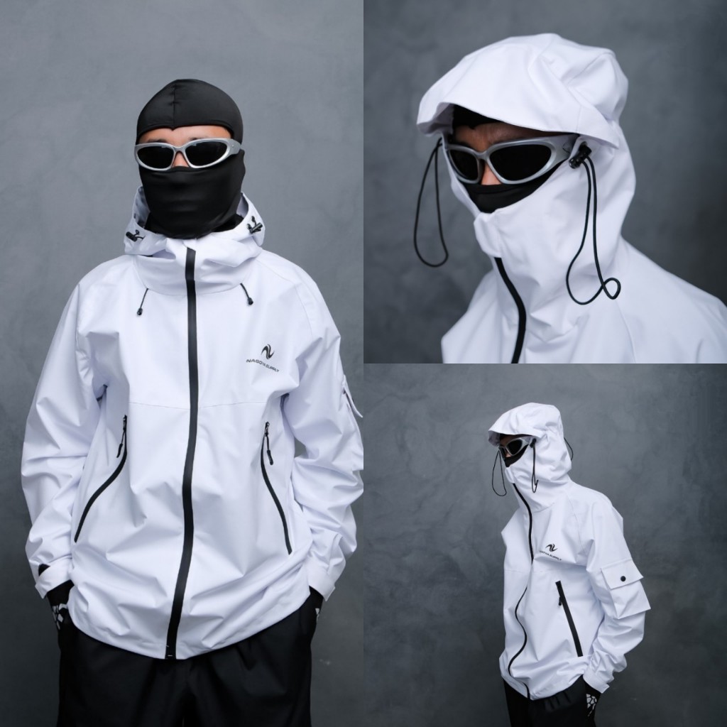 PUTIH Ngy Waterproof Gorpcore Jacket Mountain Jacket Windbreakers Art ...