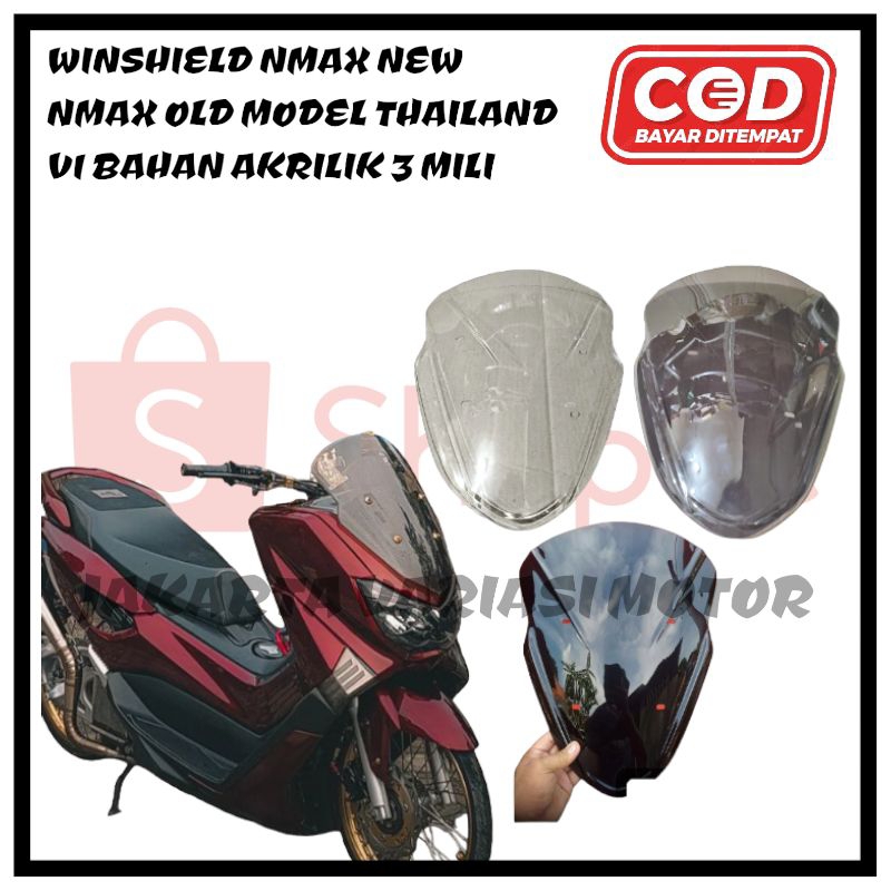 Windshield model thailand v1 yamaha nmax old nmax new 3mm Thick Acrylic ...
