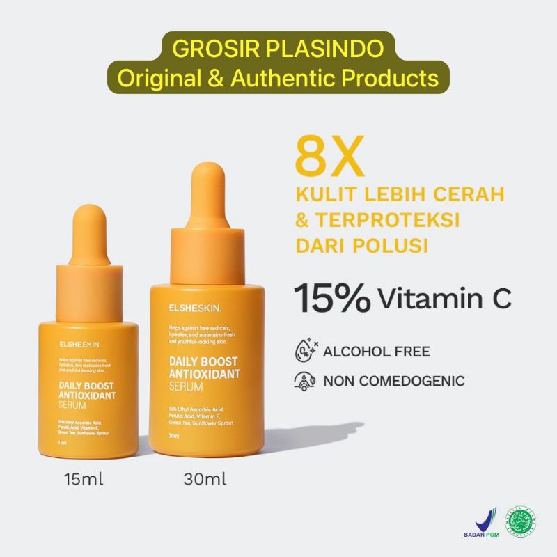 [Guaranteed Original] ElsheSkin Daily Boost Antioxidant Serum - 15/30ml ...