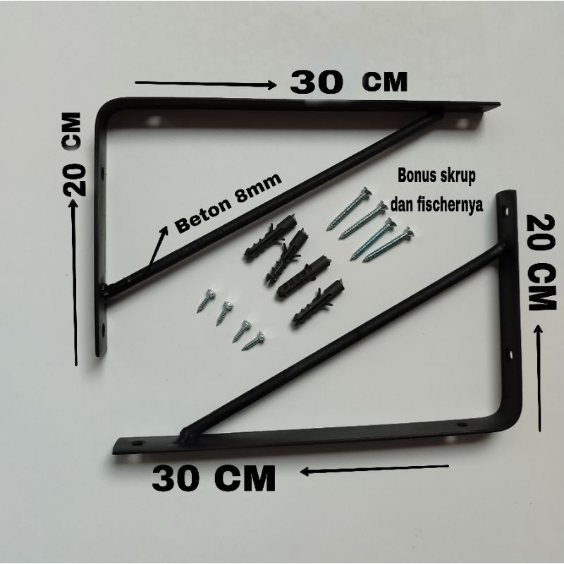 SIKU 20x30 Concrete Support Rack Elbow (1set/2pcs) | Shopee Malaysia