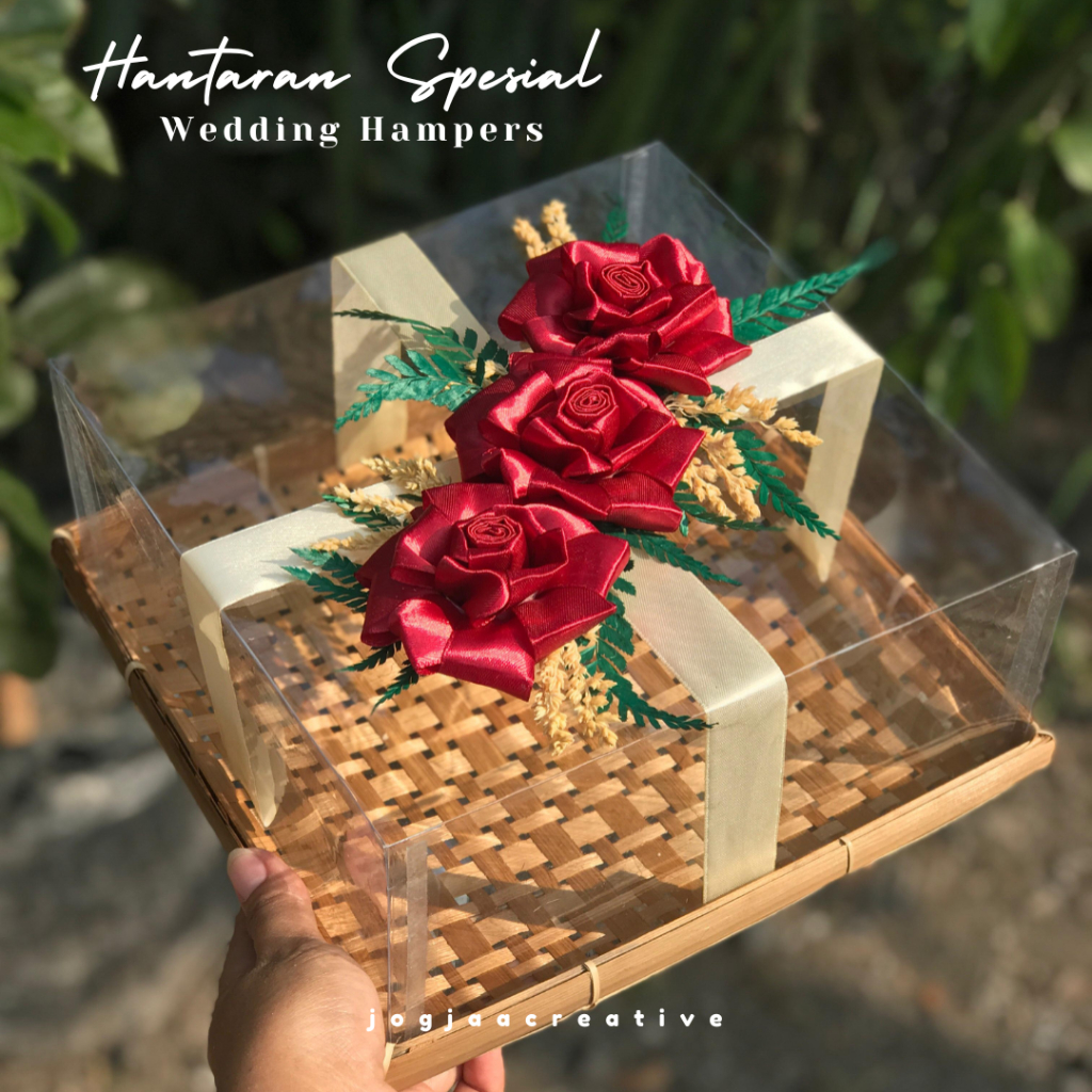 Wedding DELIVERY BAMBOO PLATE WITH MIKA COVER FREE FLOWER DECORATIONS ...