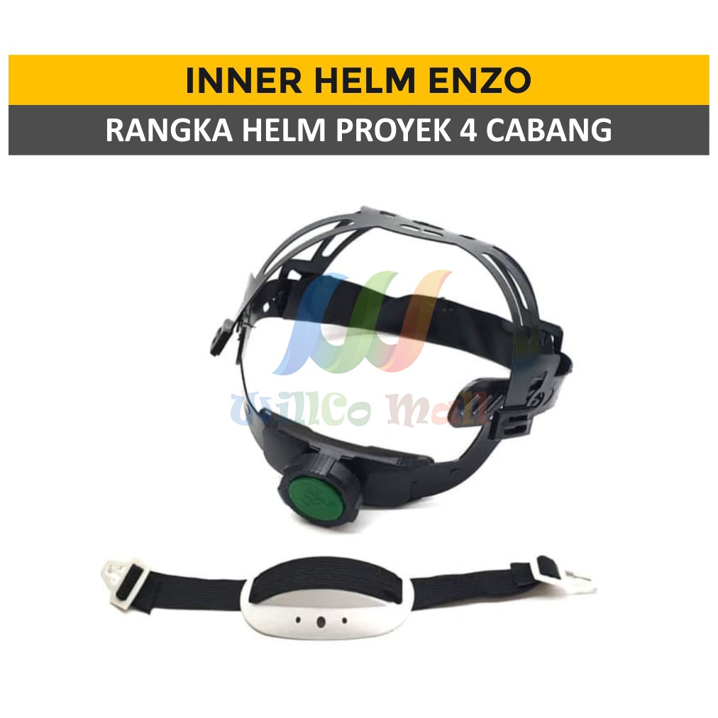 Inner Helmet SAFETY Project FASTRACK Swivel Chin Strap ENZO ASA AAA MSA ...