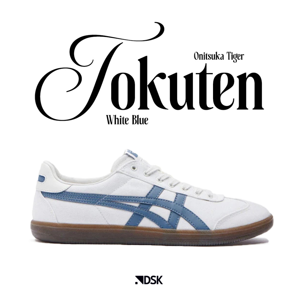 Onitsuka Tiger Tokuten White Blue 100% Original Casual Sneakers Men ...