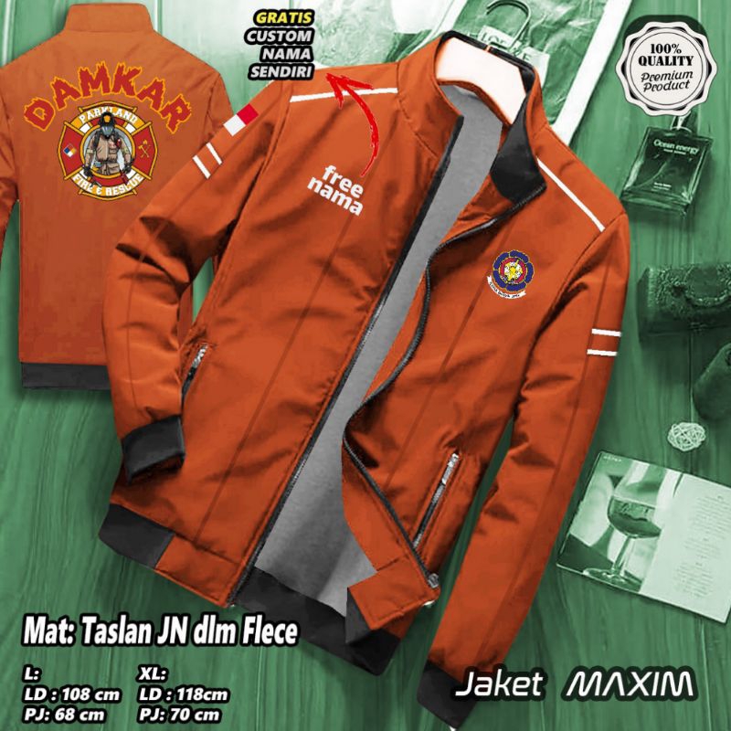Damkar JACKET/FIGHTING JACKET/SAFETY JACKET/INDONESIAN DAMKAR JACKET ...