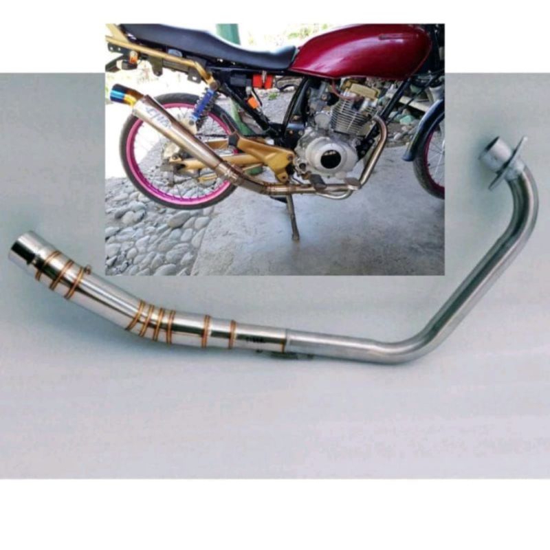Stainless pipe 51mm big elbow for Tmx 125/155 Tmx 150 Euro Viperman 150 ...