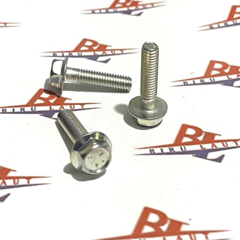 (package Contains 20 pieces) Flange Bolt M6x25 Key 10 Flange Bolts 6x25 ...