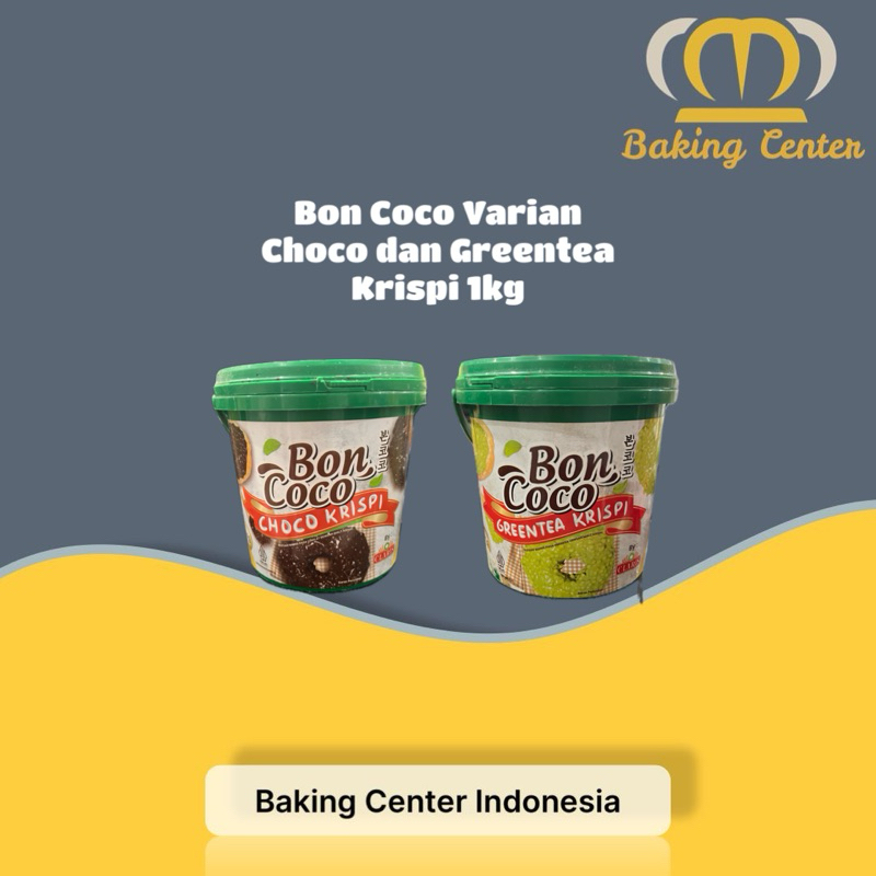 Bon Coco Crispy Variant 1kg - Bon Coco Choco Cripsi and Greentea ...