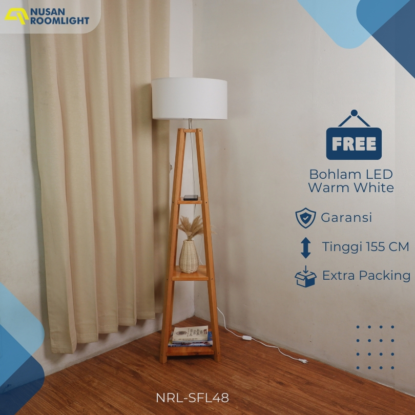 Standing Floor Lamp Standing Floor Lamp Lighting Shelves Minimalist ...