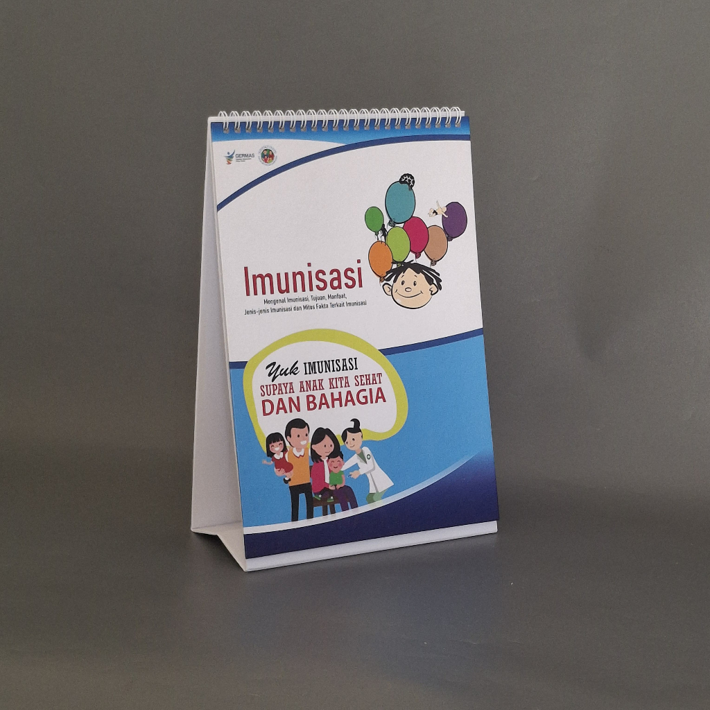 Immunization Back Sheet Book, Immunization Health Promotion Media ...