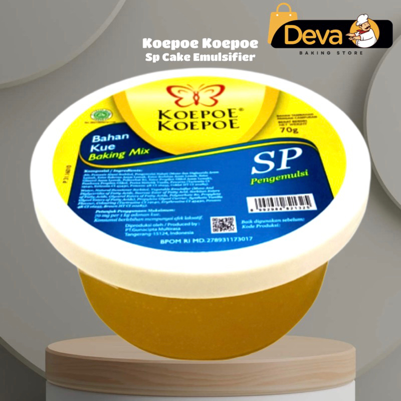 Koepoe Koepoe Sp Cake Emulsifier - Sp Kupu Kupu Cake Stabilizer 70gr ...