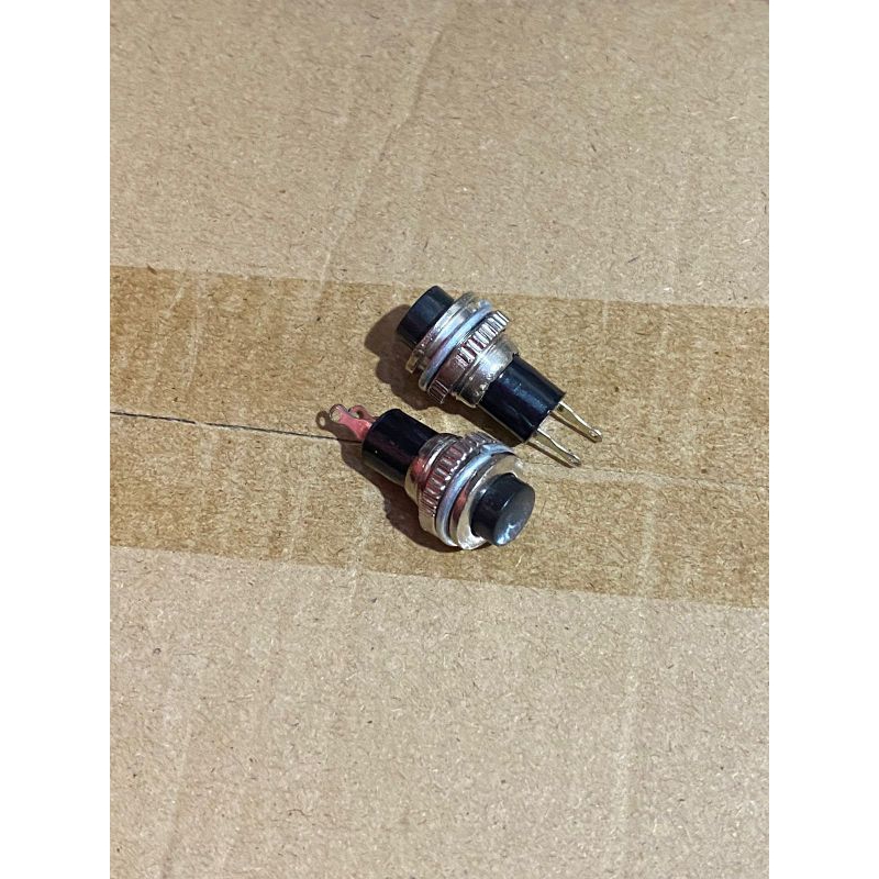 TOMBOL Botton Switch Push Button 2pin Small Iron On Switch | Shopee ...