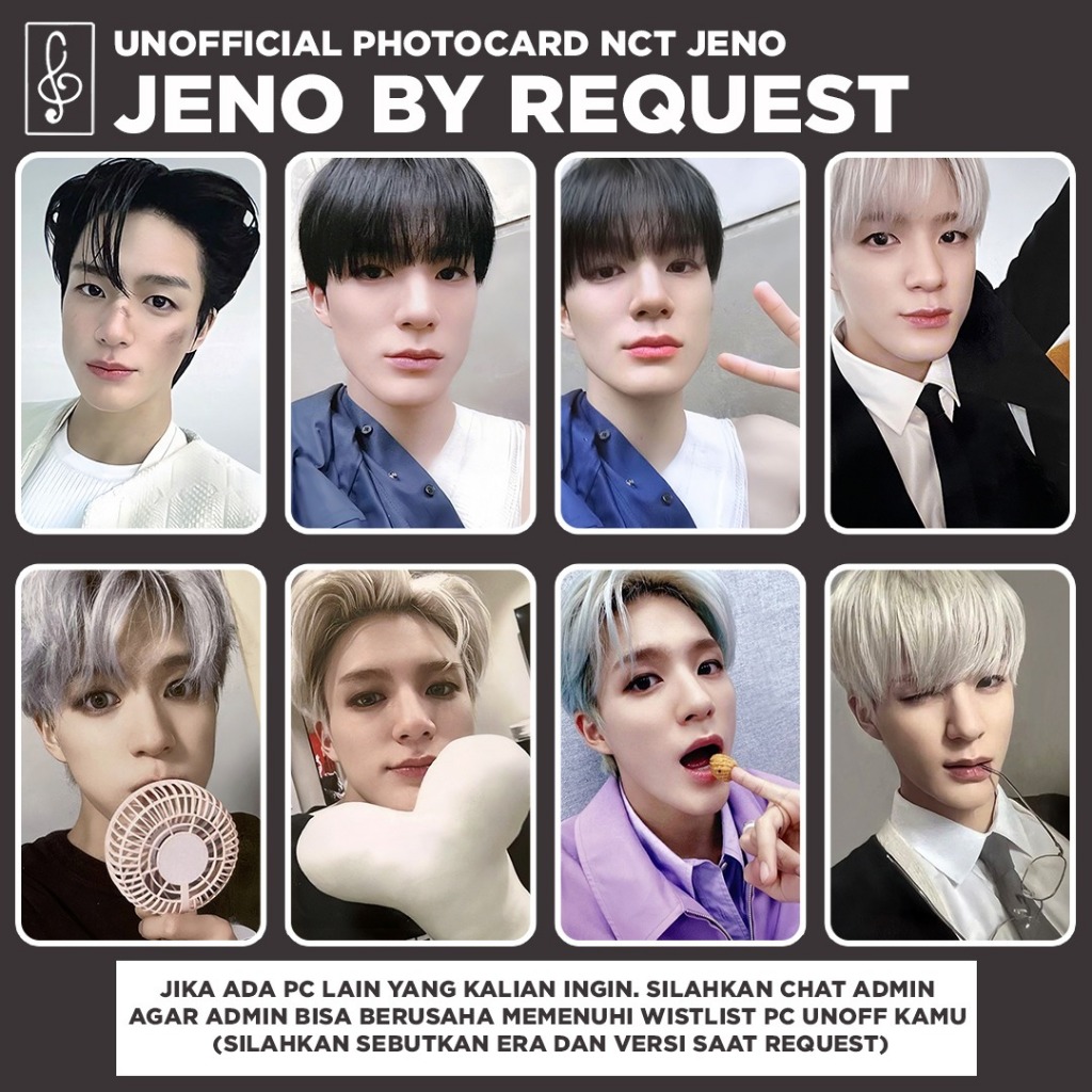 [NCT] Jeno BY REQUEST UNOFFICIAL PHOTOCARD | Shopee Malaysia