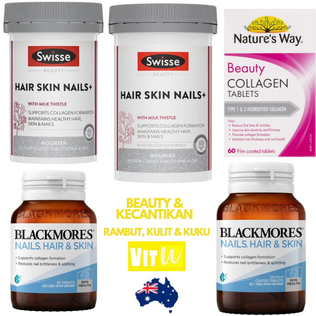 Blackmores Nails, Hair & Skin 60 tablets 120 tablets - Blackmores Hair Skin Nails Swisse Nature ...