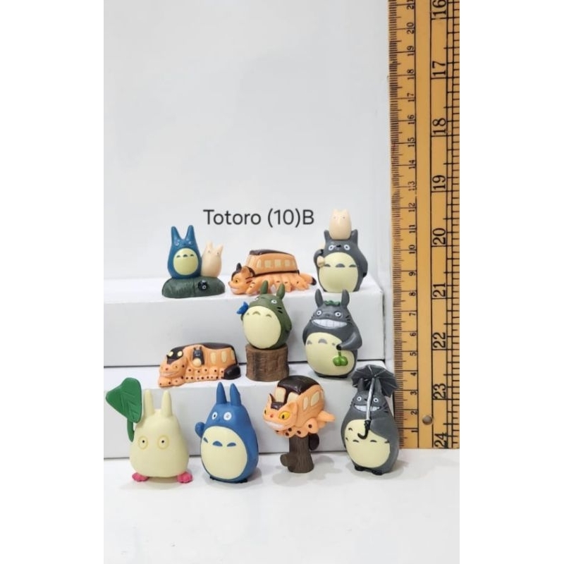 Totoro figure set Of 10 Toy topper Displays | Shopee Malaysia