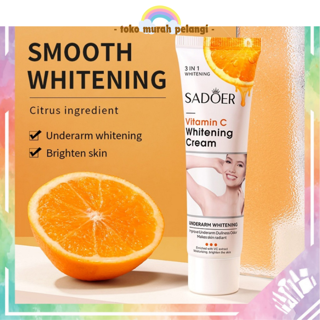 Sadoer Vitamin C Whitening Cream Underarm Natural Underarm Whitening ...