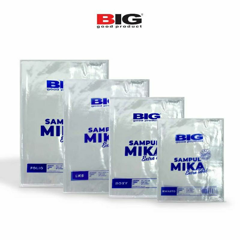Big MIKA COVER / THICK MIKA PLASTIC COVER / PLASTIC BOOK COVER | Shopee ...