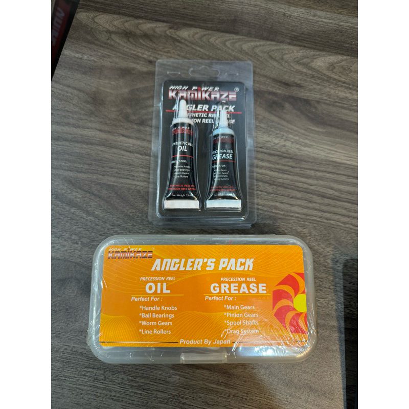 Oil & Grease Reel Kamikaze Angler's Pack | Shopee Malaysia