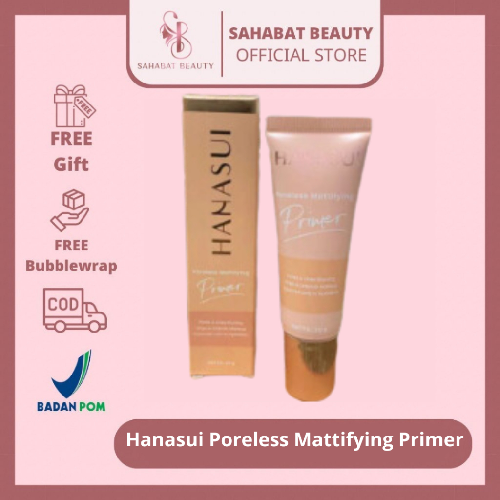 Hanasui Poreless Mattifying Primer 20gr (Free Gift) | Shopee Malaysia