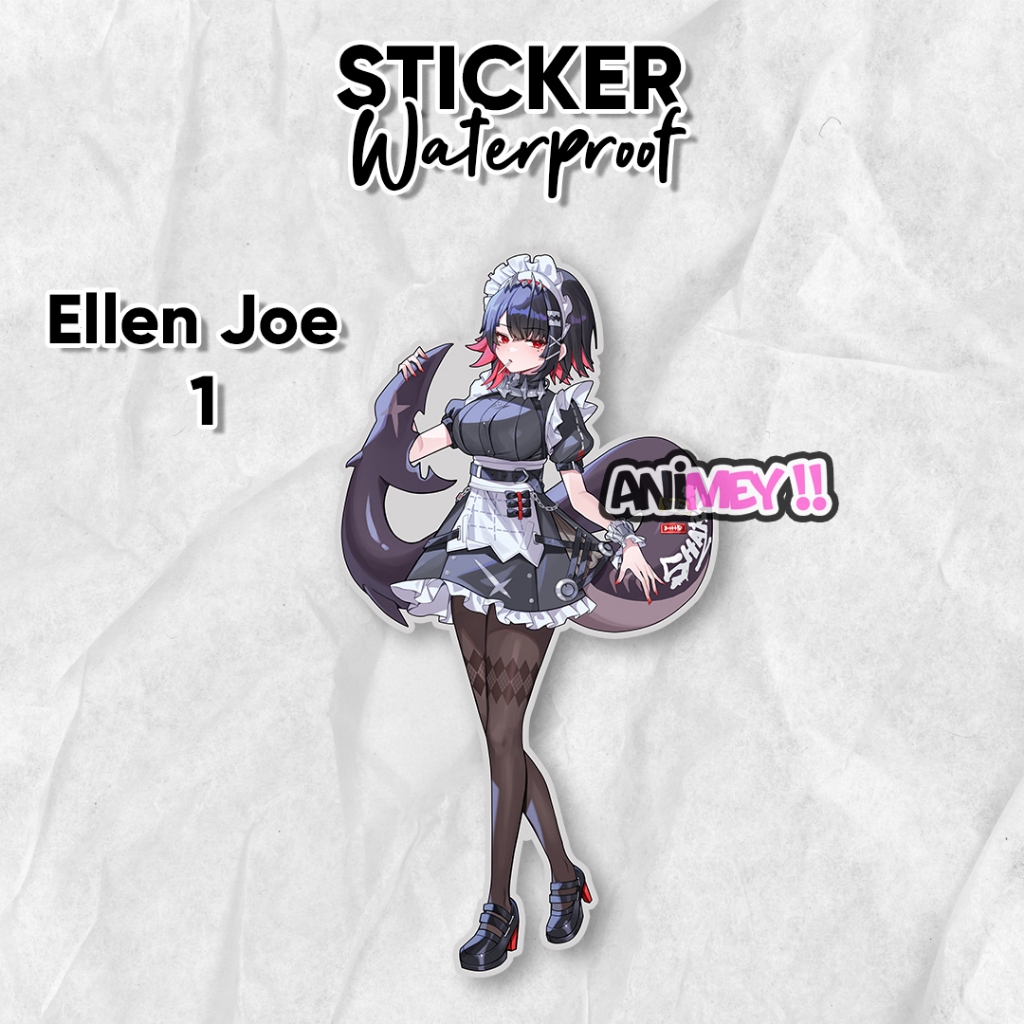 Ellen Joe Zenless Zone Zero Sticker/Waterproof Anime Sticker | Shopee ...