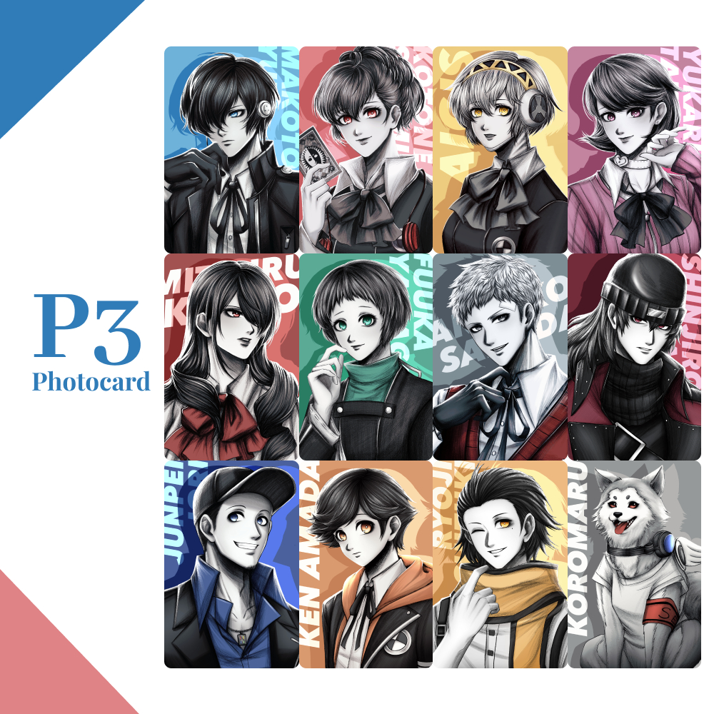 Persona 3 Reload Photocard (P3R, P3, P3P+FEMC Fanmerch) | Shopee Malaysia