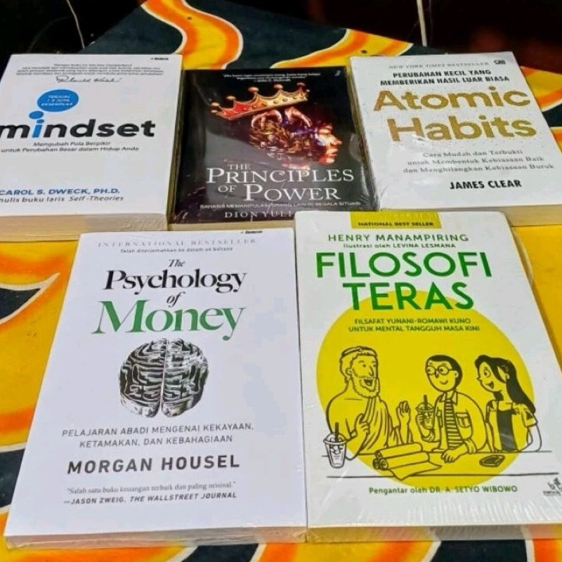 5-book Package MINDSET - PRINCIPLE POWER - ATOMIC Cbks - PSYCHOLOGY ...