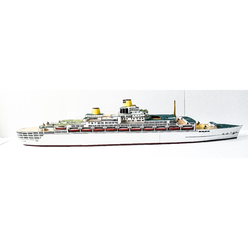 Ss Cruise Ship papercraft Pattern Sheet 1:400 (2OP-Cf2) Scale | Shopee ...