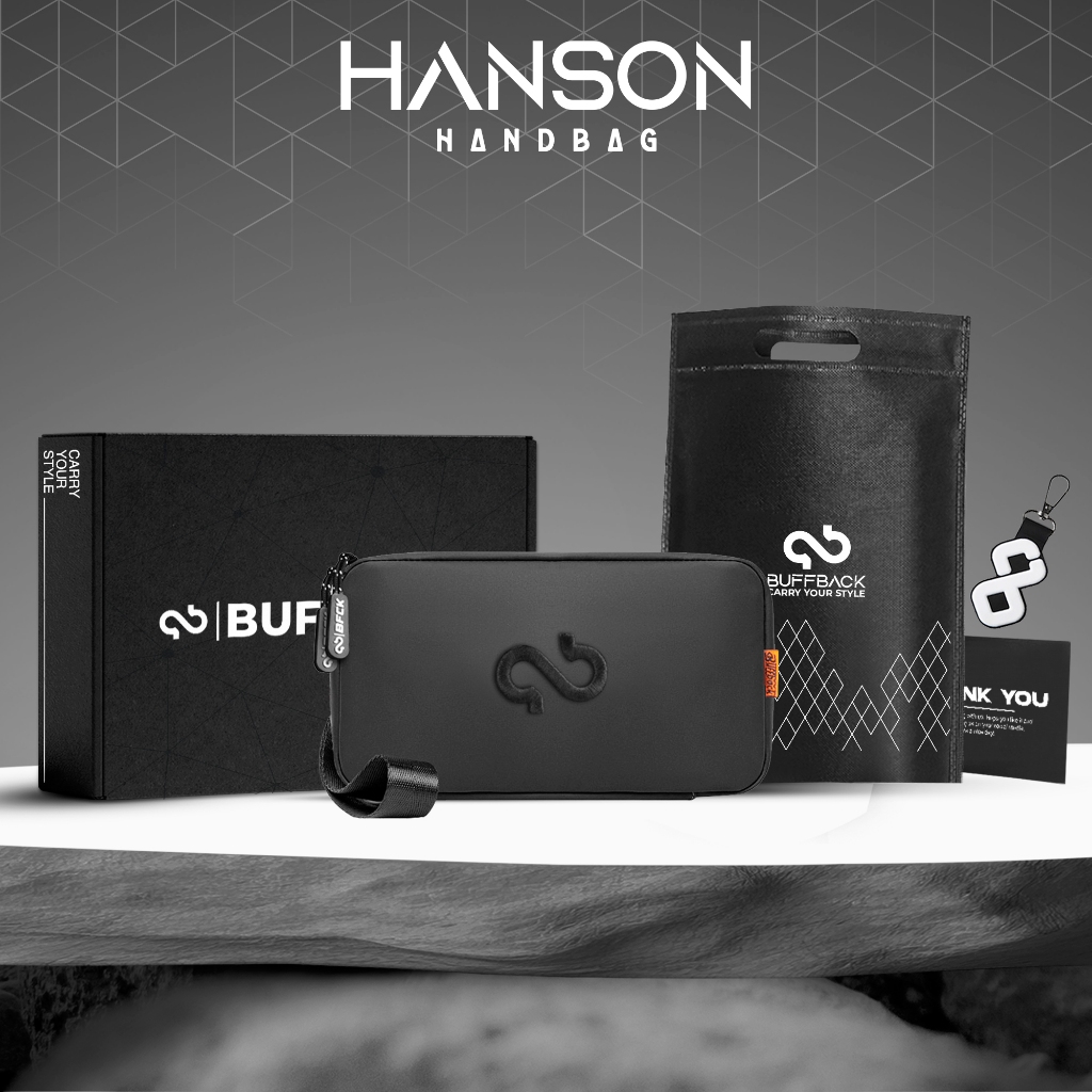 Buffback - Men's Clutch Handbag - Hanson | Multifunctional Waterproof ...