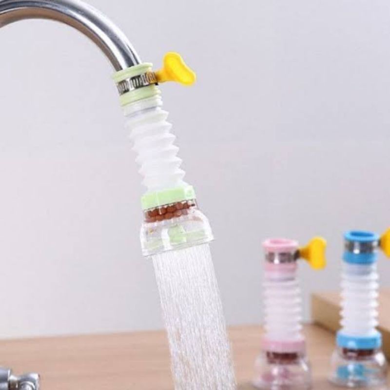 Ijn Water Faucet Connection Flexible Faucet Filter Clamp + Clamp ...