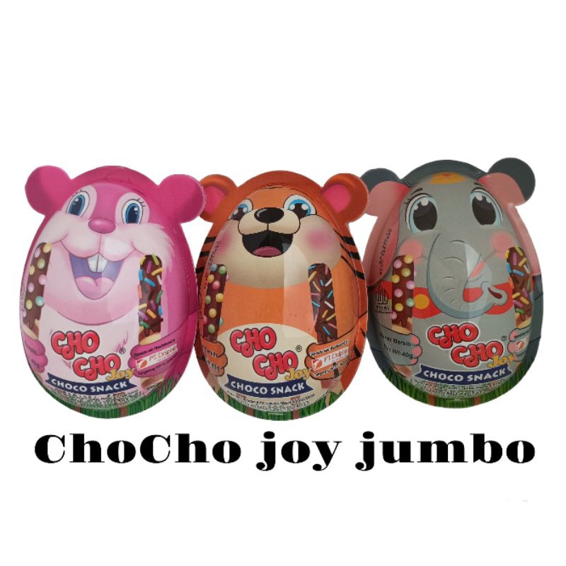 Cho cho Joy Jumbo/Egg Chocolate 40 Gr/Perpcs | Shopee Malaysia