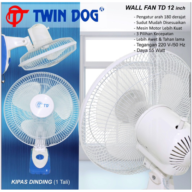 Wall FAN NATIONAL PLUS 12 16 INCH / N.PLUS WALL FAN | Shopee Malaysia