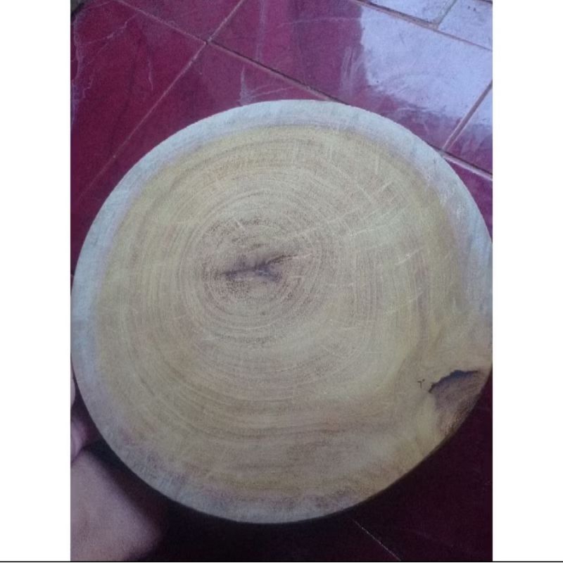 KAYU Jackfruit wooden cutting board, diameter 25 cm, thickness 6 cm ...