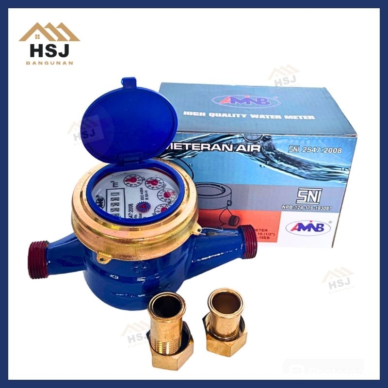 Original SNI PDAM Standard Iron Body AMNB Water Meter | Shopee Malaysia