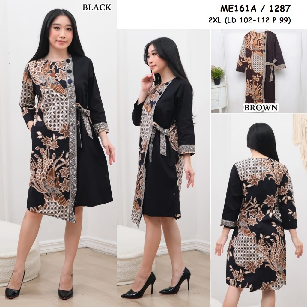 Reg Long Sleeve Women's Batik Dress - JUMBO ME161A | Shopee Malaysia