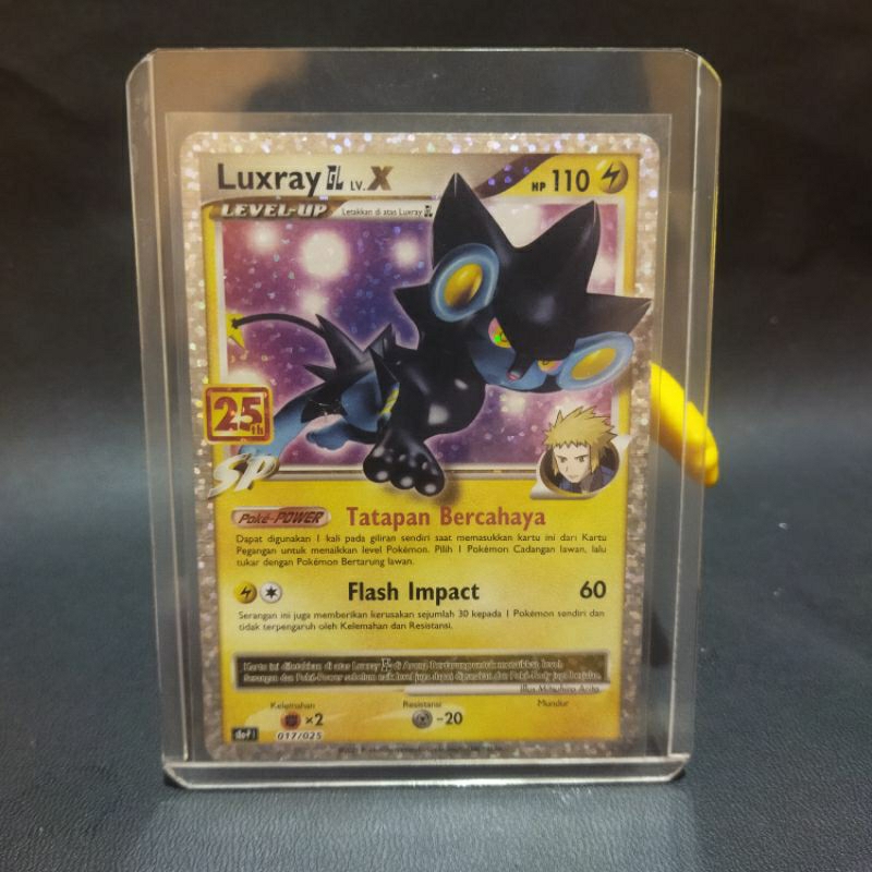 Luxray 25th anniversary original Pokemon TCG Indonesia | Shopee Malaysia